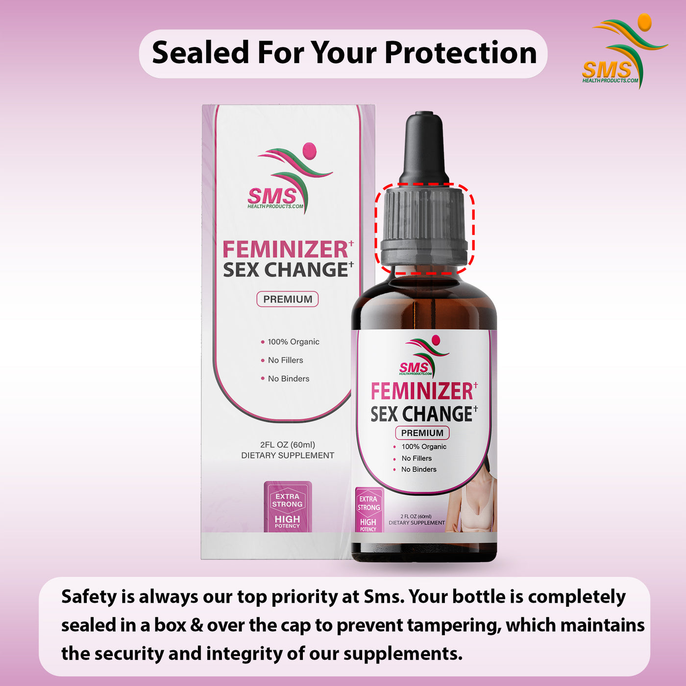 Feminizer by SMS, Pueraria Mirifica Drops | Premium Grade | Herbal Liq ...